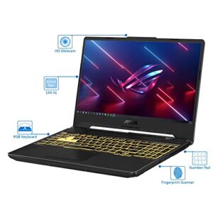 Asus TUF F15 144Hz Gaming Laptop, 15.6'' FHD, Intel Core i5-10300H, 16GB RAM, 1TB SSD, NVIDIA GeForce GTX 1650, RGB Backlit Keyboard,Windows 10 Home