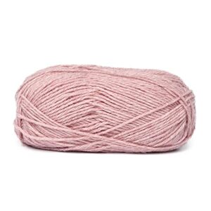 Blend Alpaca Yarn Wool 1 Skein 100 Grams Worsted Weight - Heavenly Soft and Perfect for Knitting and Crocheting (Antique Rose, Worsted Weight)