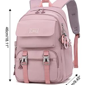 JiaYou Teen Girls Casual Backpack High Middle School Daypack Women Daily Travel Laptop Bag(2# Purple,35 Liters)