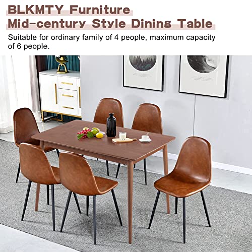 Dining Table Kitchen Table Elegant Dining Room Table Small Kitchen Table for Small Spaces Table Solid Wood Dinner Table for 4 Modern Home Furniture Rectangular, Espresso