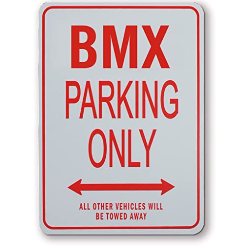 BMX Parking Only - Miniature Fun Parking Signs