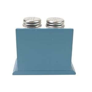 Boston Warehouse Retro Camper Salt & Pepper Shaker Set, 3 Piece, Blue