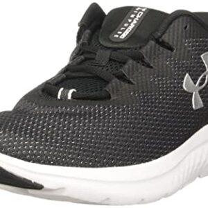 Under Armour Men's Charged Impulse 3 Running Shoe, (001) Black/Black/Metallic Silver, 13