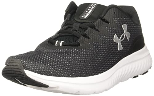 Under Armour Men's Charged Impulse 3 Running Shoe, (001) Black/Black/Metallic Silver, 13