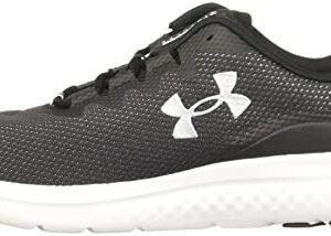 Under Armour Men's Charged Impulse 3 Running Shoe, (001) Black/Black/Metallic Silver, 13