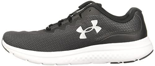 Under Armour Men's Charged Impulse 3 Running Shoe, (001) Black/Black/Metallic Silver, 13