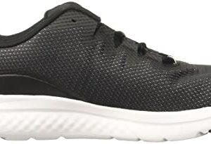 Under Armour Men's Charged Impulse 3 Running Shoe, (001) Black/Black/Metallic Silver, 13