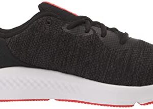 Under Armour Men's Charged Pursuit 3 Twist --Running Shoe, (002) Black/Black/Radio Red, 9