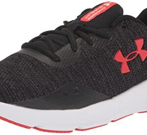 Under Armour Men's Charged Pursuit 3 Twist --Running Shoe, (002) Black/Black/Radio Red, 9