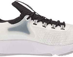 Under Armour Men's HOVR Rise 4 Training Shoe Sneaker, (100) White/White/Black, 9.5