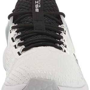 Under Armour Men's HOVR Rise 4 Training Shoe Sneaker, (100) White/White/Black, 9.5