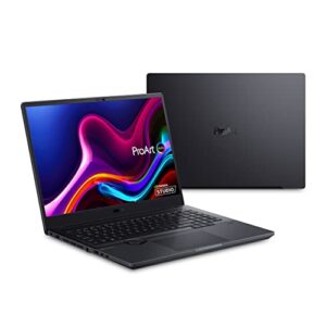 asus proart studiobook 16 oled laptop, 16” 3840x2400 oled display, intel core i7, 32gb ddr4, 1tb pcie ssd, nvidia geforce rtx 3060, windows 11 pro, h7600hm-xb76, star black