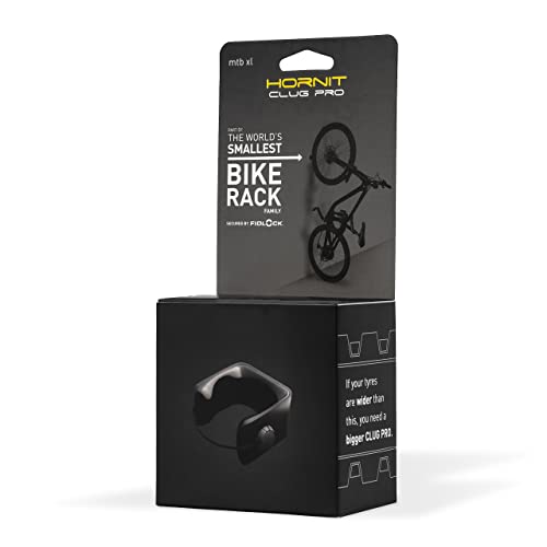 Hornit CLUG PRO | Wall Mounted Bike Rack | MTB XL | Secured by FIDLOCK | Easy to Install