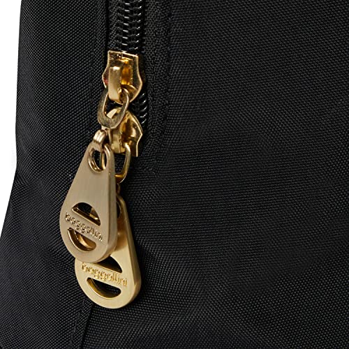 Baggallini womens Naples convertible backpack, Black Gold Hardware, One Size US