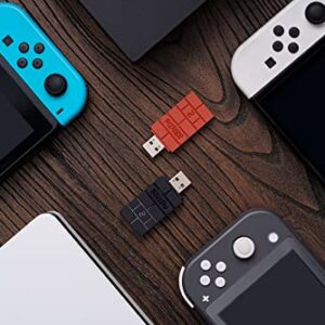 8Bitdo Wireless USB Adapter 2 for Switch/Switch OLED, Windows, Mac & Raspberry Pi Compatible with Xbox Series X & S Controller, Xbox One Bluetooth Controller, Switch Pro and PS5 Controller