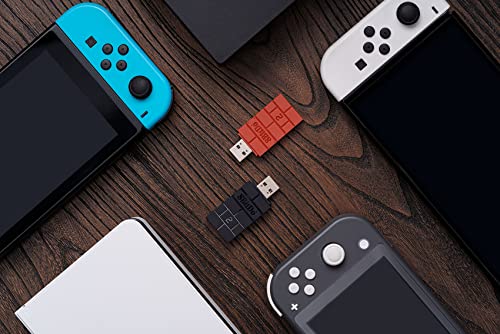 8Bitdo Wireless USB Adapter 2 for Switch/Switch OLED, Windows, Mac & Raspberry Pi Compatible with Xbox Series X & S Controller, Xbox One Bluetooth Controller, Switch Pro and PS5 Controller