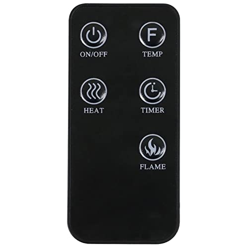 Replacement Remote Control for Greystone Electric RV Fireplace 324-000080 324-000142 F2622BCFW F2625 F2653BCFW F2655BCFW F2655T F3025 F31-18A F32-18A W31BCFW W32BCFW W32BLFW W32SSCW W36BCFW W36BCFW-1