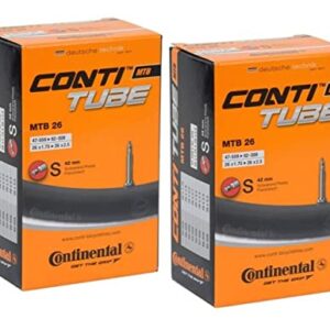 Continental MTB 29x1.75-2.5" / 47-622 -> 62-622 Inner Tubes - 42mm Presta Valve (Pack of 2 Tubes)