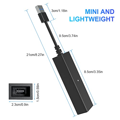 JZW-Shop PS VR Mini Camera Adapter for Playing PS VR on PS5, PS4 PSVR to PS5 Converter Cable Adapter