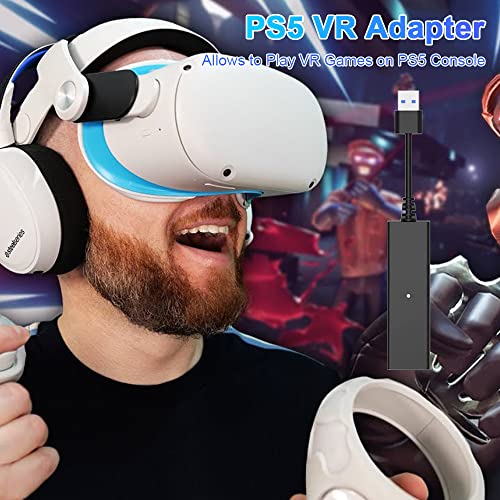 JZW-Shop PS VR Mini Camera Adapter for Playing PS VR on PS5, PS4 PSVR to PS5 Converter Cable Adapter