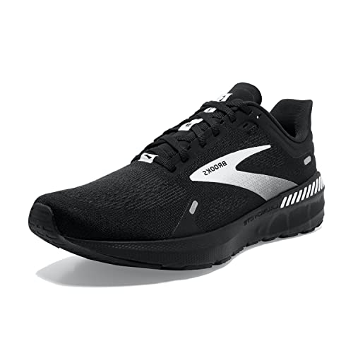 Brooks Men’s Launch GTS 9 Supportive Running Shoe - Black/White - 11.5