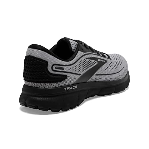 Brooks Men’s Trace 2 Neutral Running Shoe - Alloy/Black/Ebony - 8.5 Wide