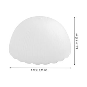 Alabaster White Glass Lamp Shade Replacement for Floor Lamp Torchiere Lamp Shade Floor Lamp Replacement Parts