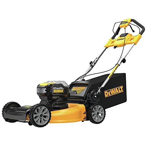 DEWALT 20V MAX* Lawn Mower, Cordless, 21.5in., FWD Self-Propelled, Brushless with Battery & Charger (DCMWSP244U2)