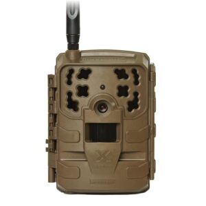 moultrie mobile delta base cellular trail camera - 24mp resolution photos & videos with sound | .75s trigger speed & 36 invisible ir leds | game cam for hunting with app control | verizon nationwide