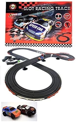 Nascar Compatible Stock Car Speedway Racing Road Race Slot Car Track Set Ho Scale