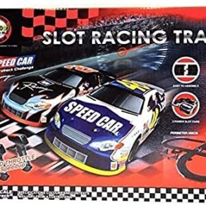 Nascar Compatible Stock Car Speedway Racing Road Race Slot Car Track Set Ho Scale