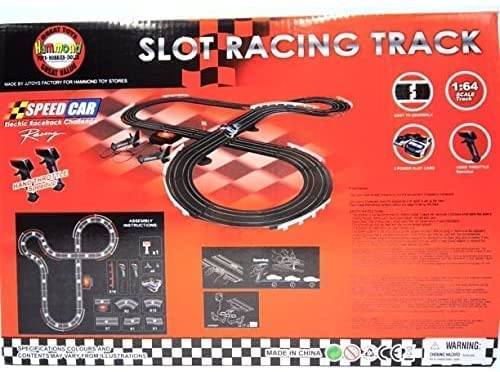 Nascar Compatible Stock Car Speedway Racing Road Race Slot Car Track Set Ho Scale