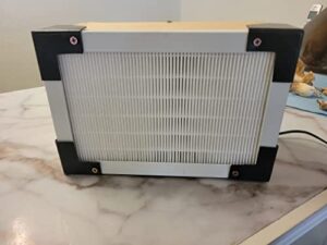 laminar flow hood (hepa rated 99.97% filtration) with replaceable filter (10"x6.5" micro size)