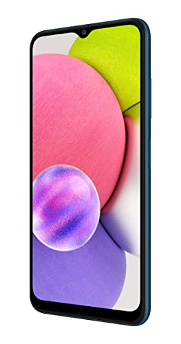 SAMSUNG Galaxy A03s Cell Phone, Factory Unlocked Android Smartphone, 32GB, Triple Lens Camera, Infinity Display Screen, Long Battery Life, Expandable Storage, US Version, Blue