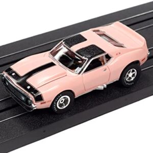 Auto World Xtraction R35 1971 AMC Javelin AMX Pink HO Scale Slot Car