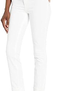 Buffalo David Bitton Women's Carrie Mid Rise Slim Jeans, Pure White, 27