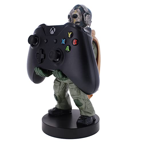 Exquisite Gaming: Call Of Duty: Ghost Warzone - Original Mobile Phone & Gaming Controller Holder, Device Stand, Cable Guys, COD Licensed Figure