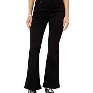 Levi's Women's 726 High Rise Flare Jeans, (New) Soft Black, 26 Regular