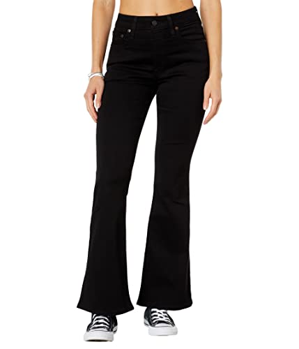 Levi's Women's 726 High Rise Flare Jeans, (New) Soft Black, 26 Regular