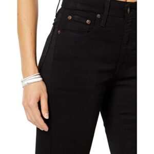 Levi's Women's 726 High Rise Flare Jeans, (New) Soft Black, 26 Regular