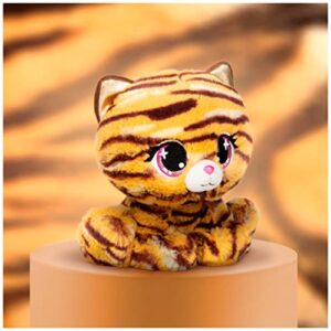 GUND P.Lushes Designer Fashion Pets Rebeca O’Roar Tiger Premium Stuffed Animal, Orange/Brown, 6”