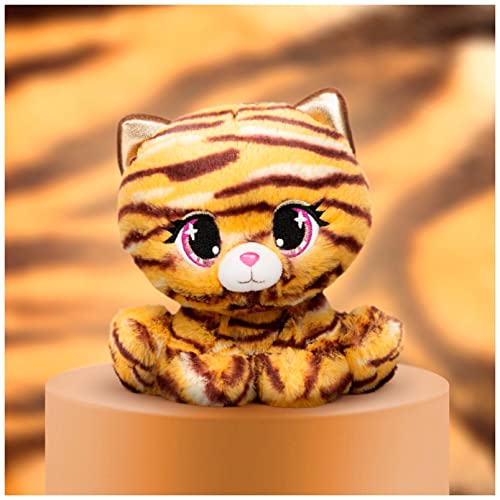 GUND P.Lushes Designer Fashion Pets Rebeca O’Roar Tiger Premium Stuffed Animal, Orange/Brown, 6”