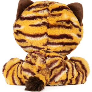 GUND P.Lushes Designer Fashion Pets Rebeca O’Roar Tiger Premium Stuffed Animal, Orange/Brown, 6”