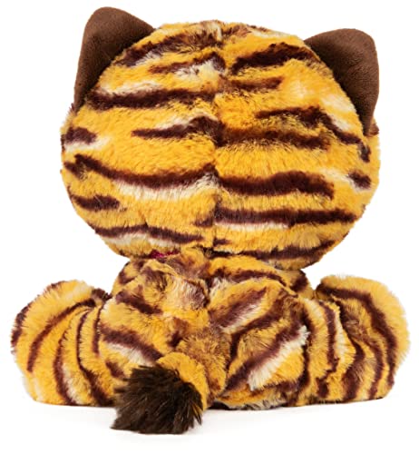 GUND P.Lushes Designer Fashion Pets Rebeca O’Roar Tiger Premium Stuffed Animal, Orange/Brown, 6”