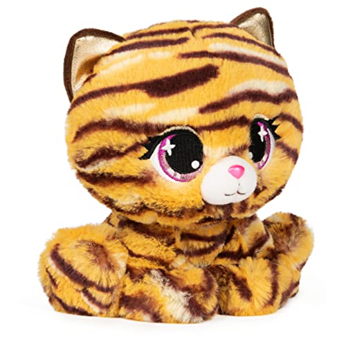 GUND P.Lushes Designer Fashion Pets Rebeca O’Roar Tiger Premium Stuffed Animal, Orange/Brown, 6”