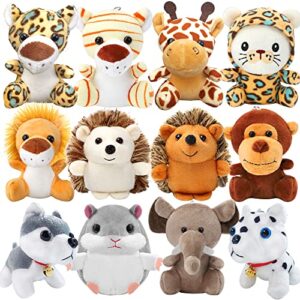 small stuffed animals bulk, cute stuffed animal keychains bulk, safari stuffed animals plush toy elephant giraffe