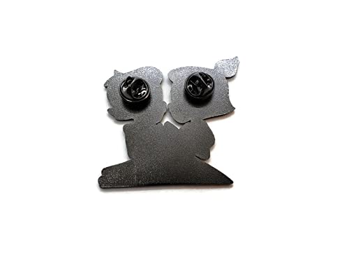 Grom Pin House Owl Metal Enamel