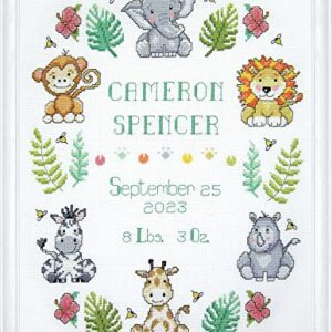 Design Works Crafts Janlynn, Jungle Counted Cross Stitch Kit