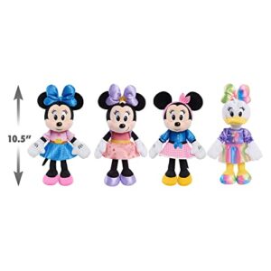 Disney Junior Minnie Mouse Small Plush Stuffed Animal, Officially Licensed Kids Toys for Ages 2 Up by Just Play