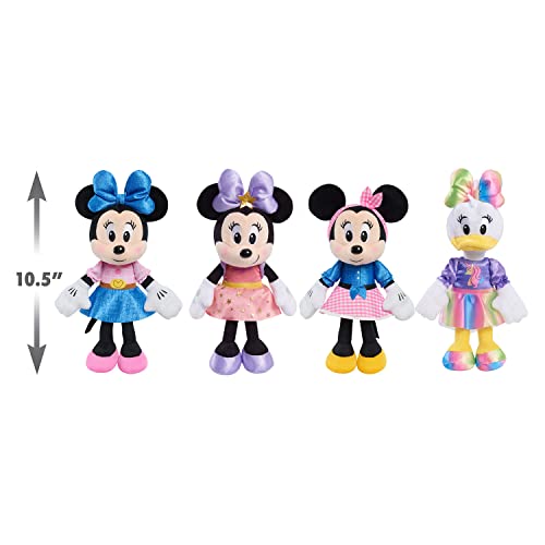 Disney Junior Minnie Mouse Small Plush Stuffed Animal, Officially Licensed Kids Toys for Ages 2 Up by Just Play